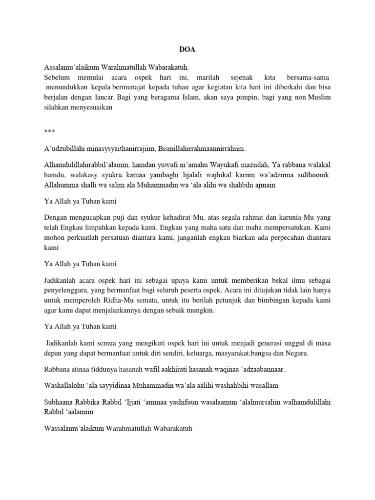 Doa | PDF