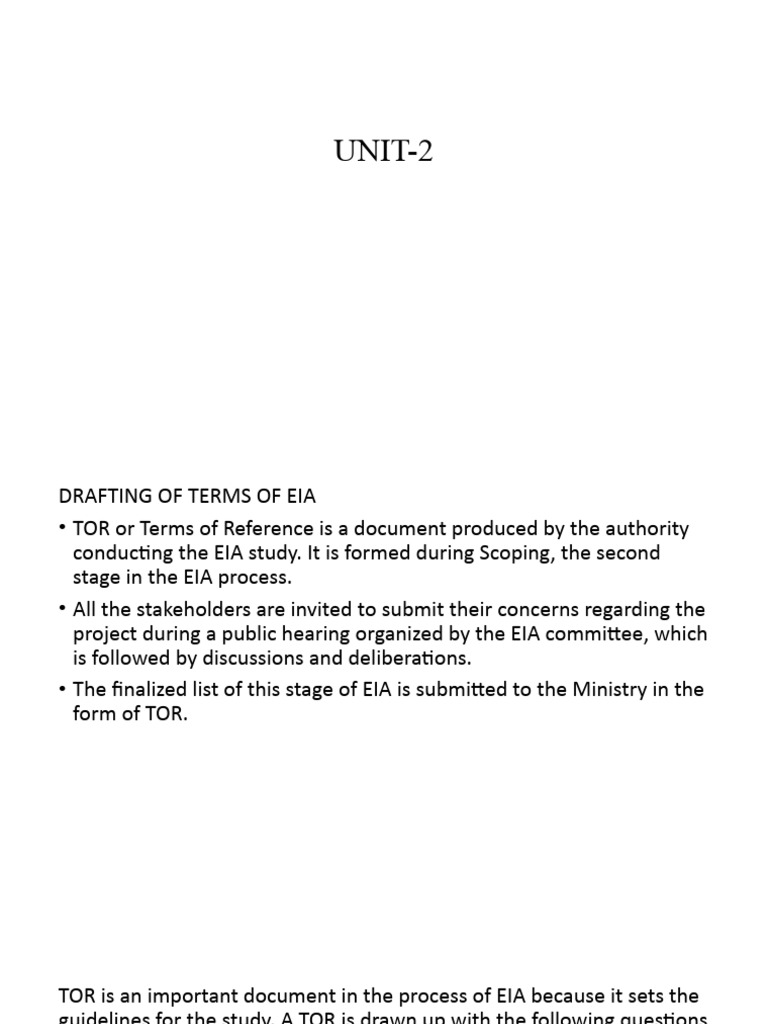 ESIA-Unit 2 | PDF