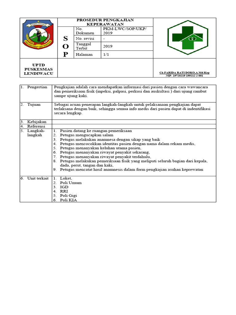 Sop Sap Leaflet Vivi | PDF