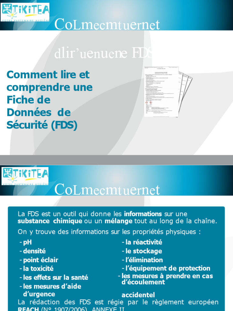 Comment Lire Une FDS | PDF