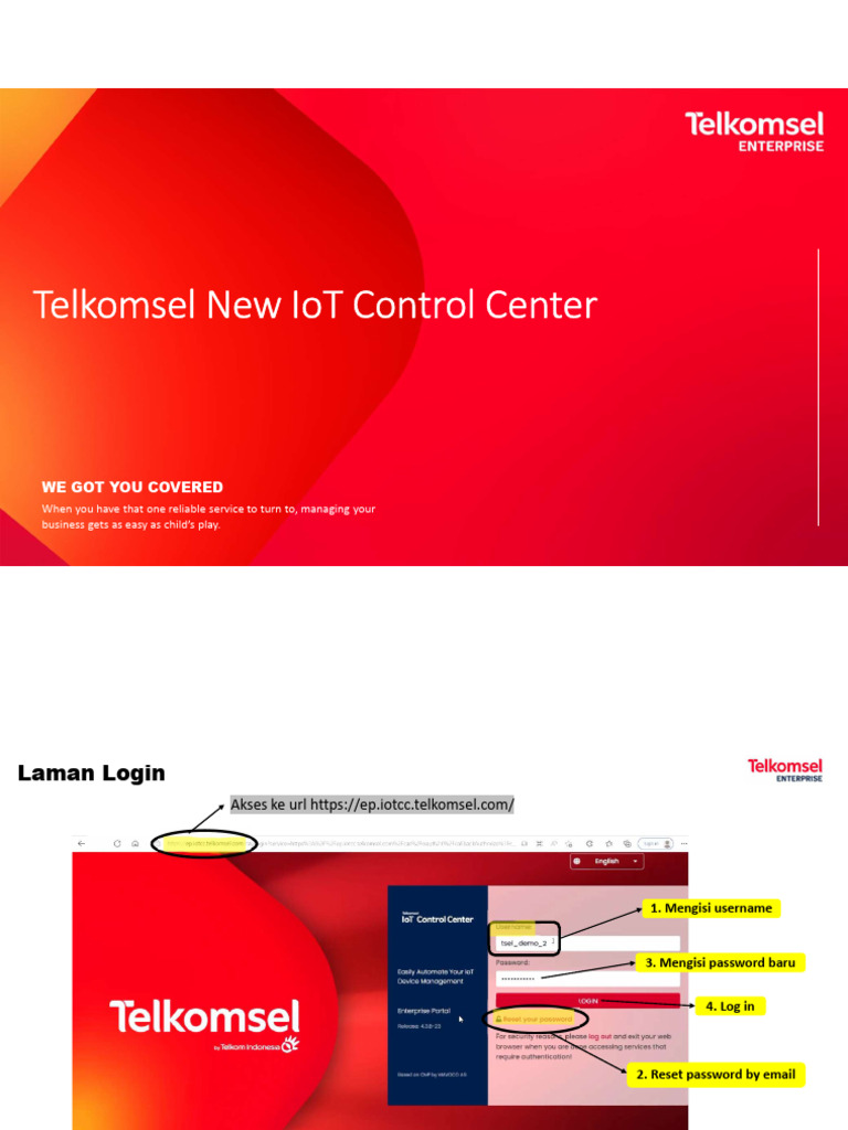 Telkomsel New IoT Control Center - Short Guide 2022 | PDF