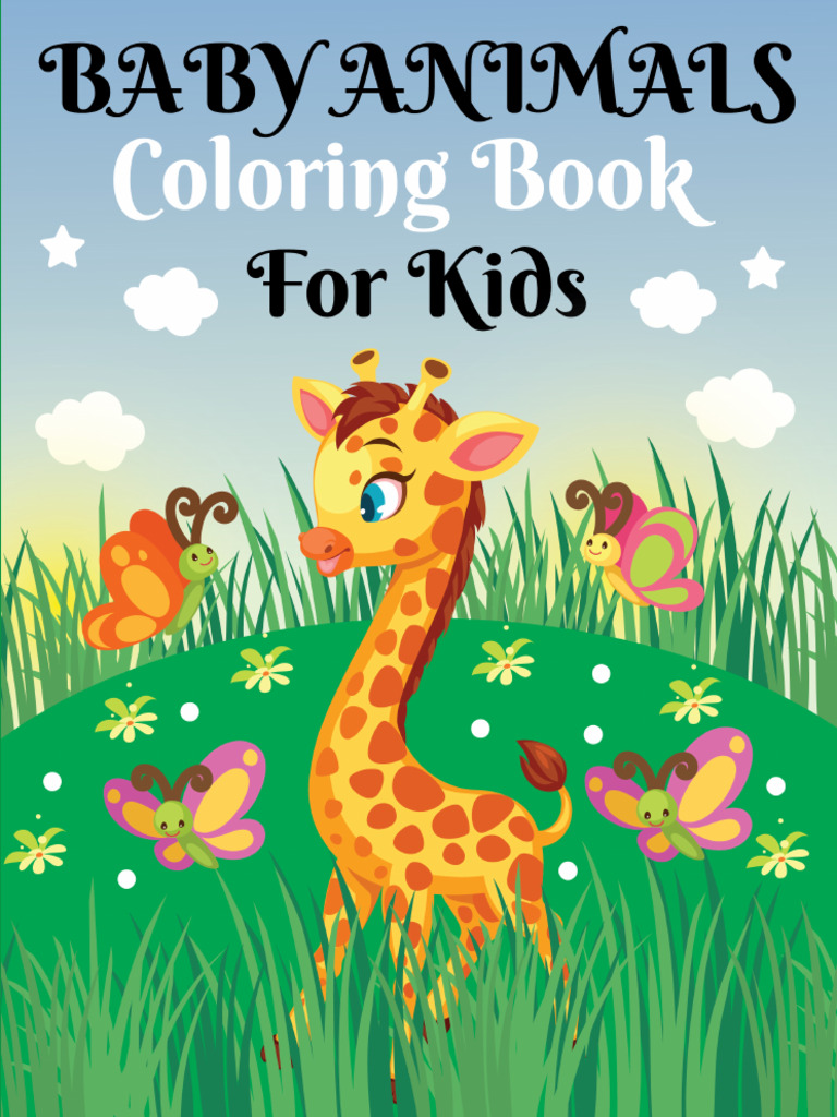 50 Cute Animals PDF Coloring Book For Kids | PDF