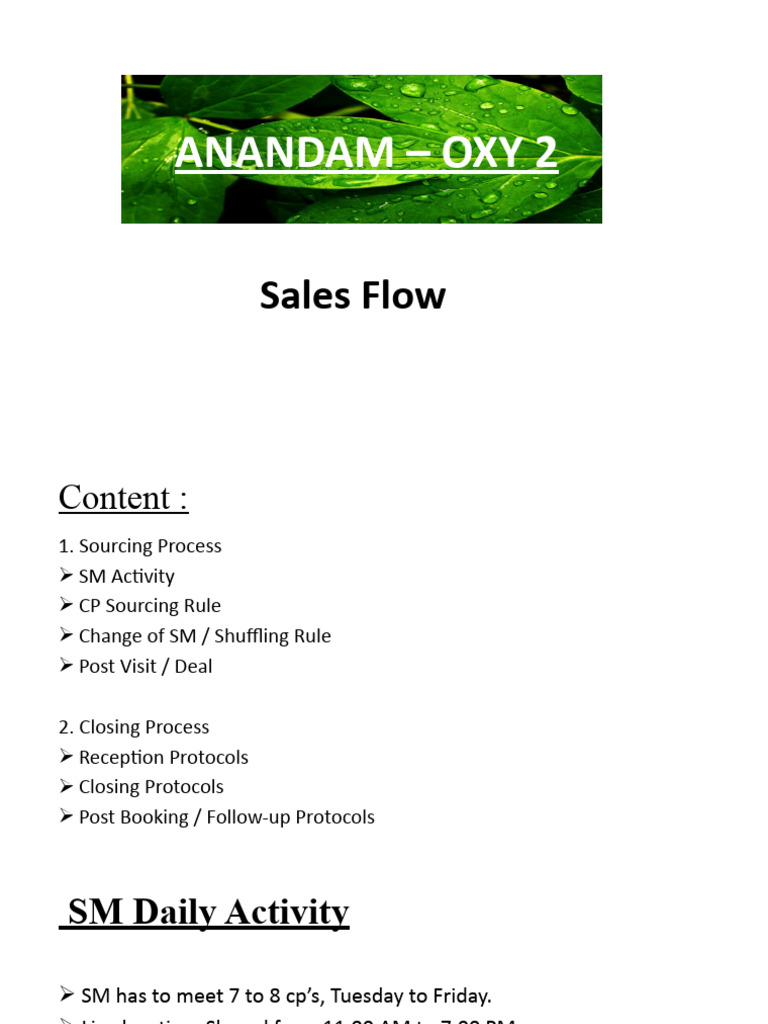 Sales SOP | PDF