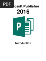 Introduction To Microsoft Publisher 2019 | PDF | Cursor (User Interface ...