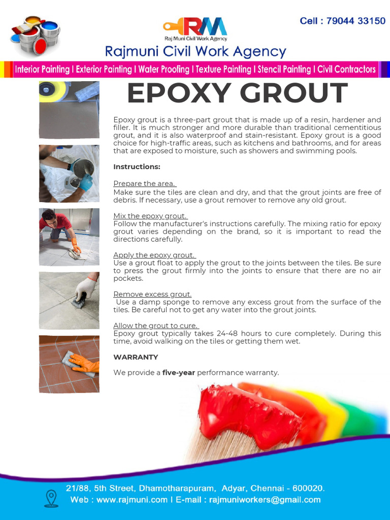 Epoxy Grout | PDF