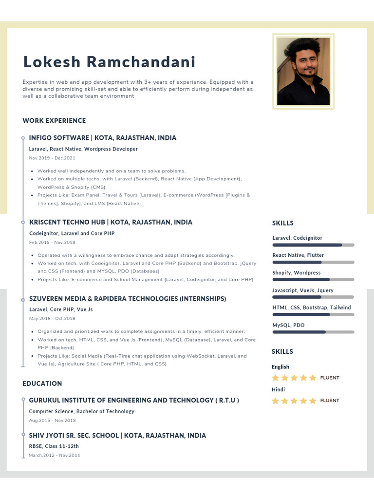 Lokesh CV | PDF | Computers