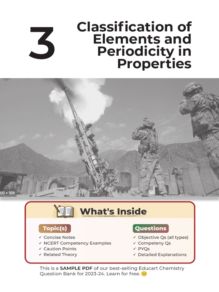 CBSE-XI Chemistry - Chap-3 (Classification of Elements) | PDF | Ion ...