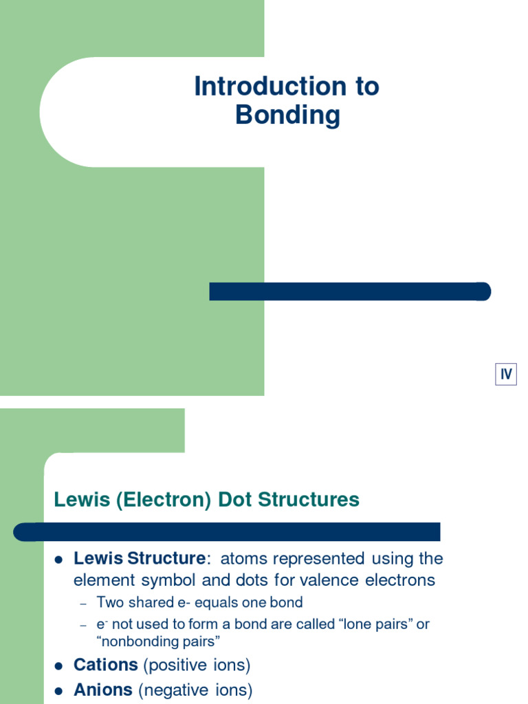 Chemical Bonds | PDF | Chemical Bond | Ion