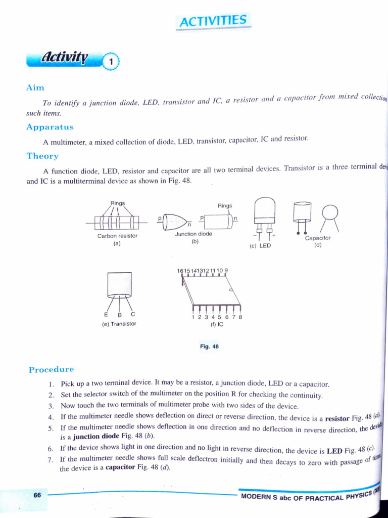 Activity B Class 12th Physics | PDF | Diffraction | Transistor