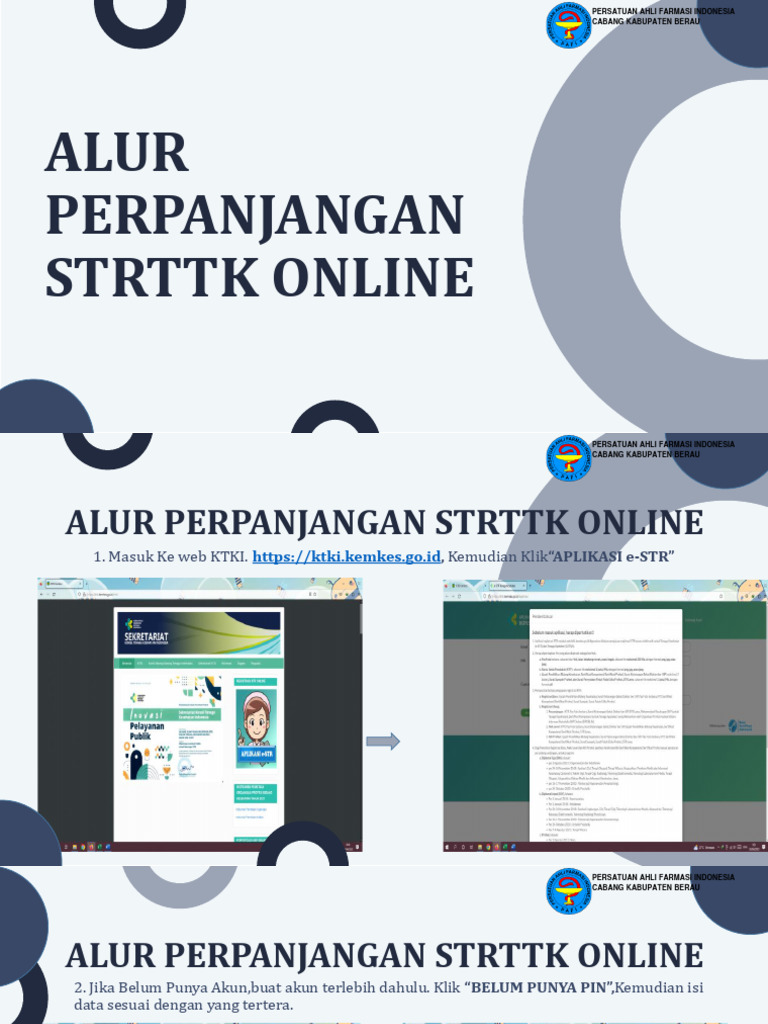 Alur Perpanjangan STRTTK Online | PDF | Komputer