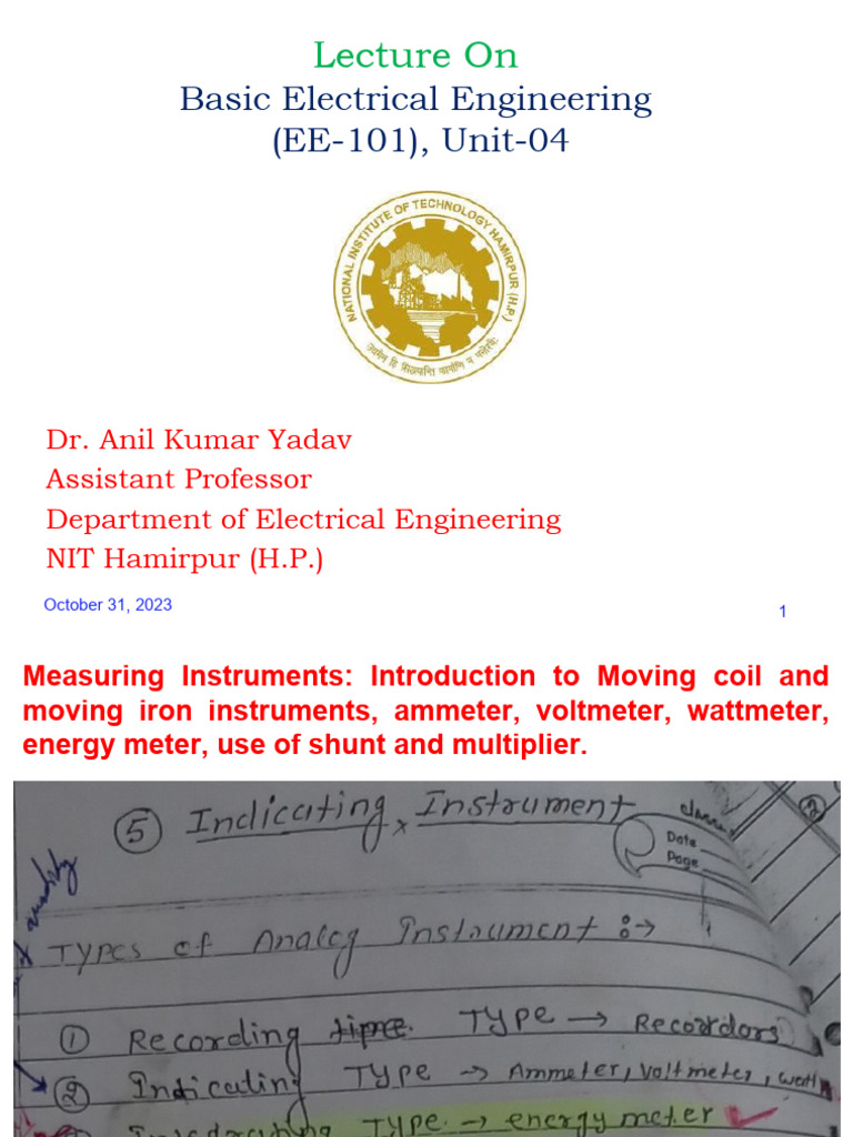 EE-101 (Unit 4) | PDF