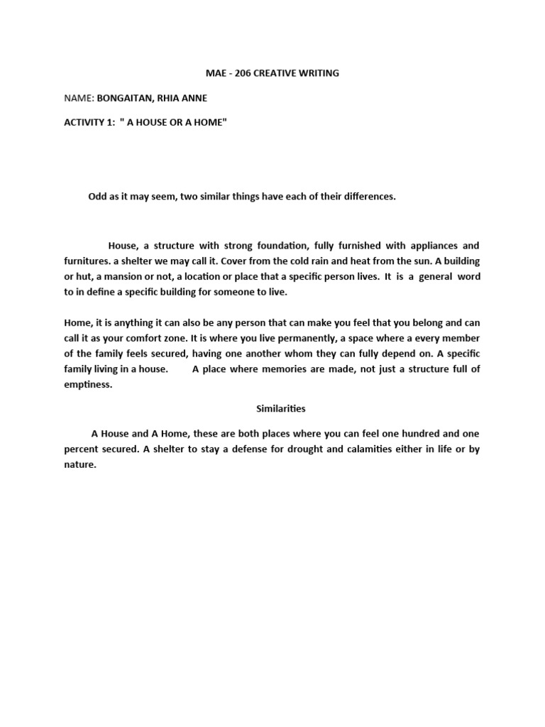 Bongaitan, Rhia Anne (Mae - 206 Creativewriting) | PDF | Behavioural Sciences | Social Psychology