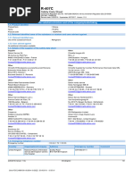 Safety Data Sheet Refrigerant R410A | PDF | Toxicity | Oxygen