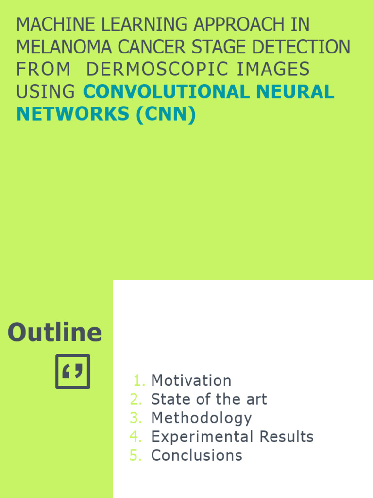 Skin Melanoma Stage Detection - CNN | PDF | Deep Learning | Applied ...