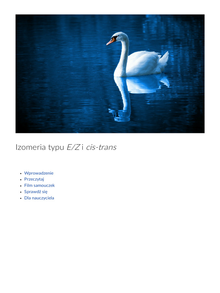 Izomeria Typu emEZem I Emcis-Transem | PDF