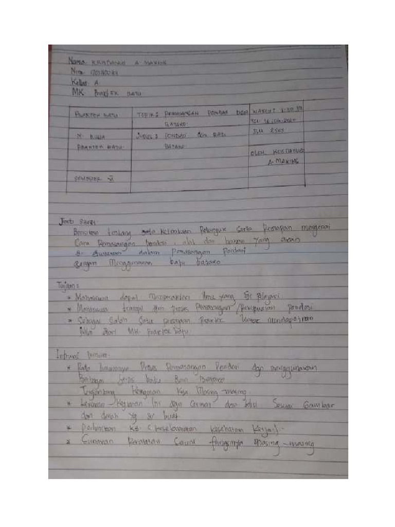 Pemasangan Batako | PDF