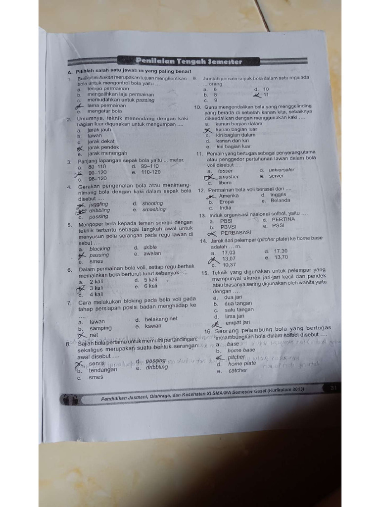 Tugas PJOK, Talitha Azzuriah XI IIS 1 | PDF