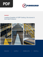 Fibreglass Grating Catalogue 1 | PDF | Chlorine | Acid