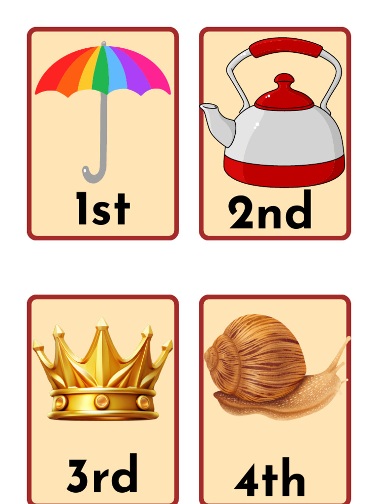 Pink and Red Colorful Illustrative Balloon Numbers Flashcard | PDF