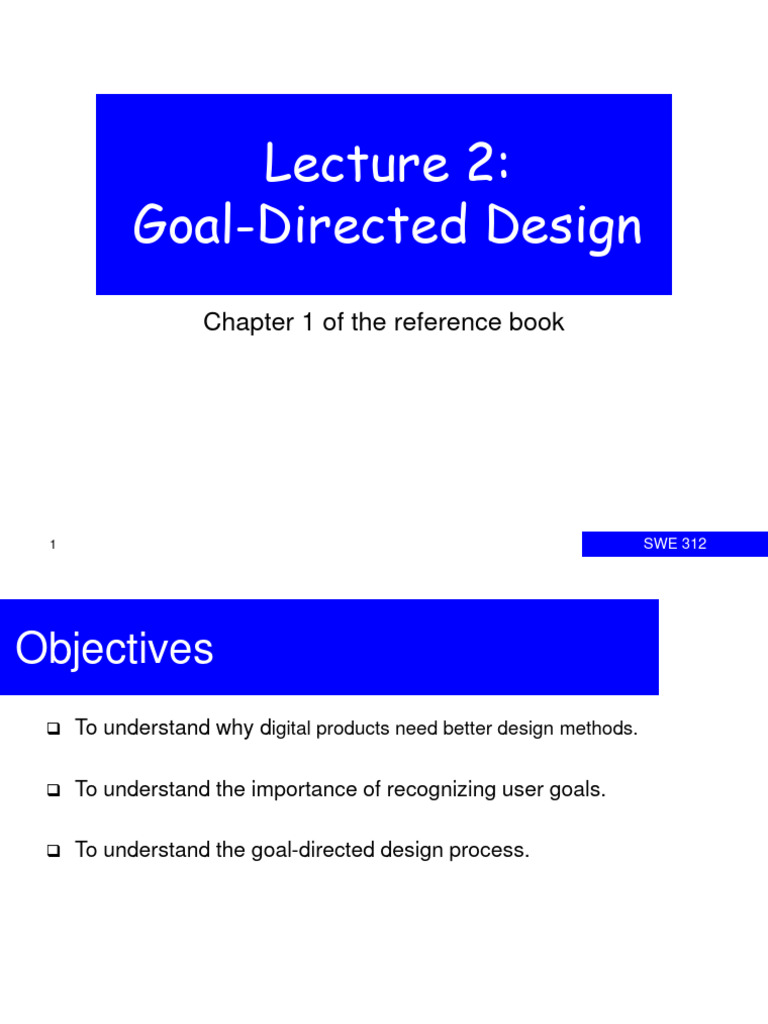 02 - Goal-Directed Design | PDF | Design | Usability