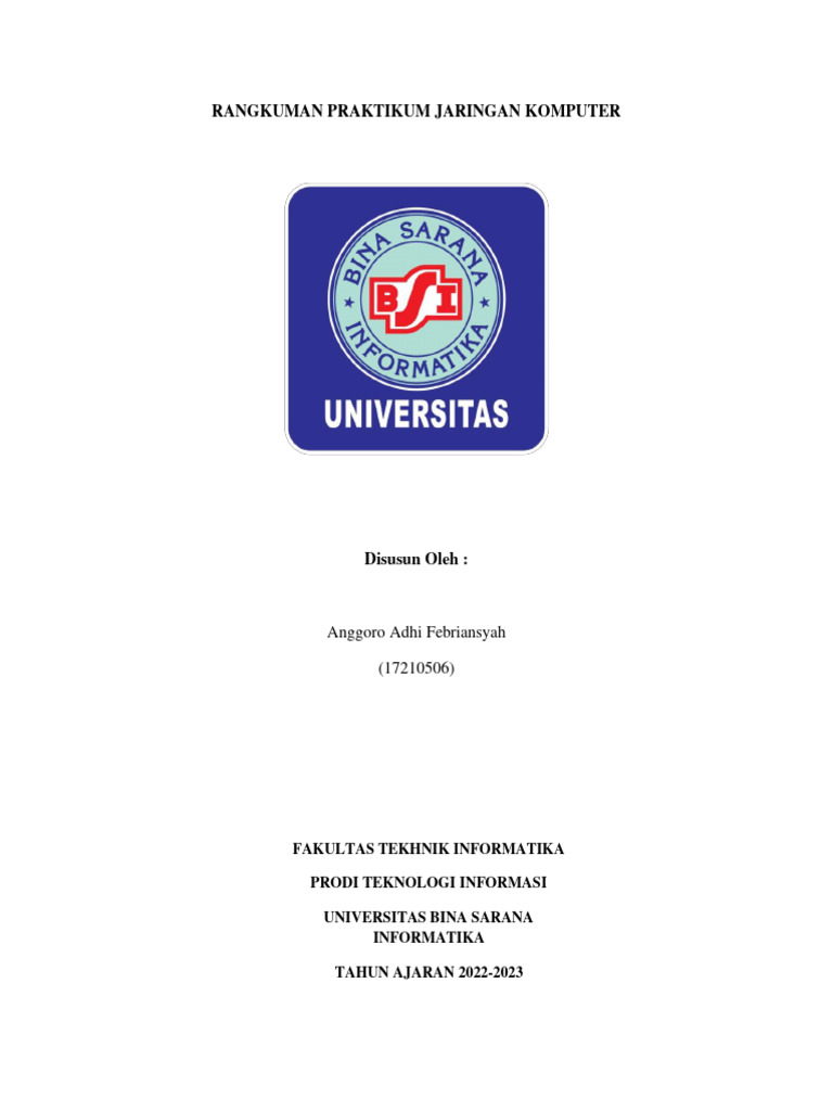 Rangkuman PJK Anggoro | PDF