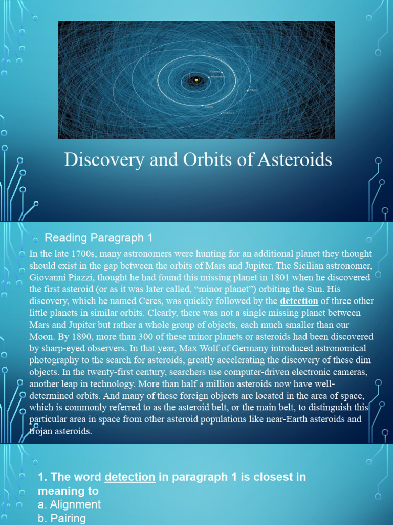 Discovery and Orbits of Asteroids | PDF | Asteroid | Planets