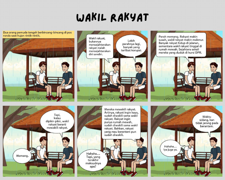 Tugas Cahaya Ida A - Comic Strip - B Indo | PDF