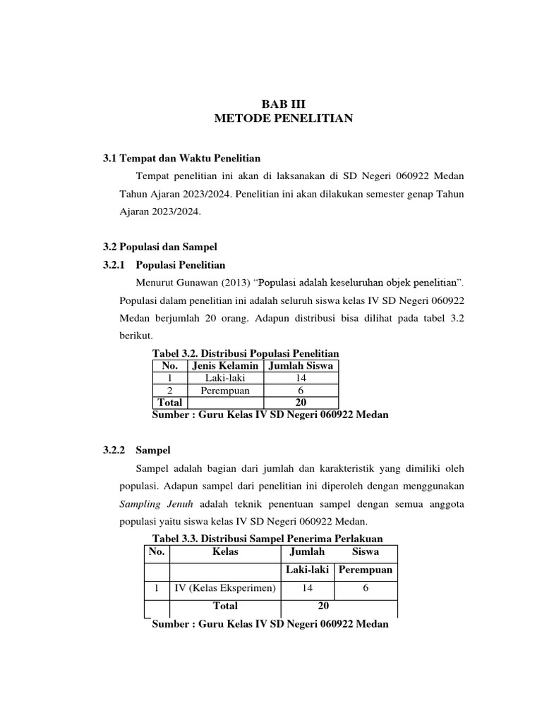 Bab III Proposal Skripsi | PDF | Karier & Perkembangan