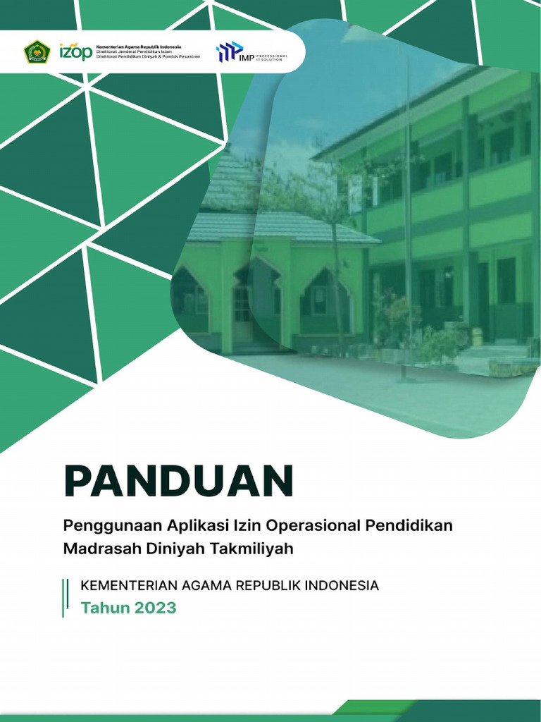 Panduan Penggunaan Aplikasi Izin Operasional MDT | PDF Panduan Penggunaan Aplikasi Izin Operasional MDT | PDF
