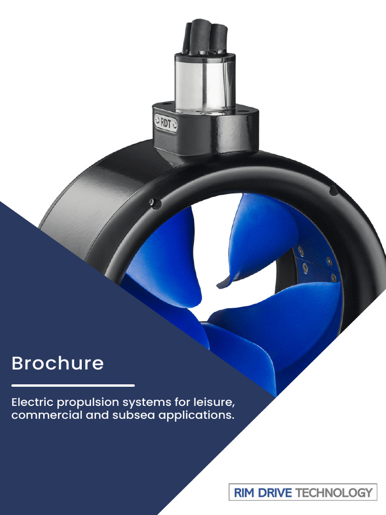 Brochure Rim Drive Technology | PDF | Battery Charger | Electric Motor