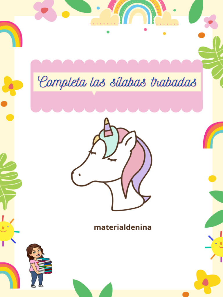 Completa Las Silabas Trabadas I | PDF