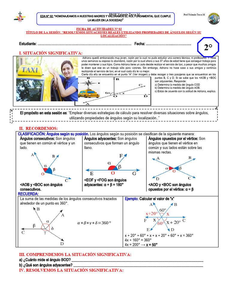 Ficha 2 - 2do - Eda2 Mat | PDF