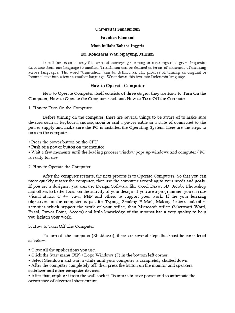 Soal Ekonomi | PDF | Personal Computers | Operating System