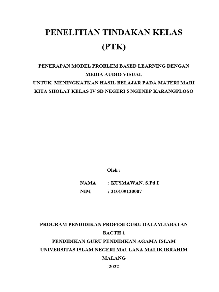 PTK PPG | PDF