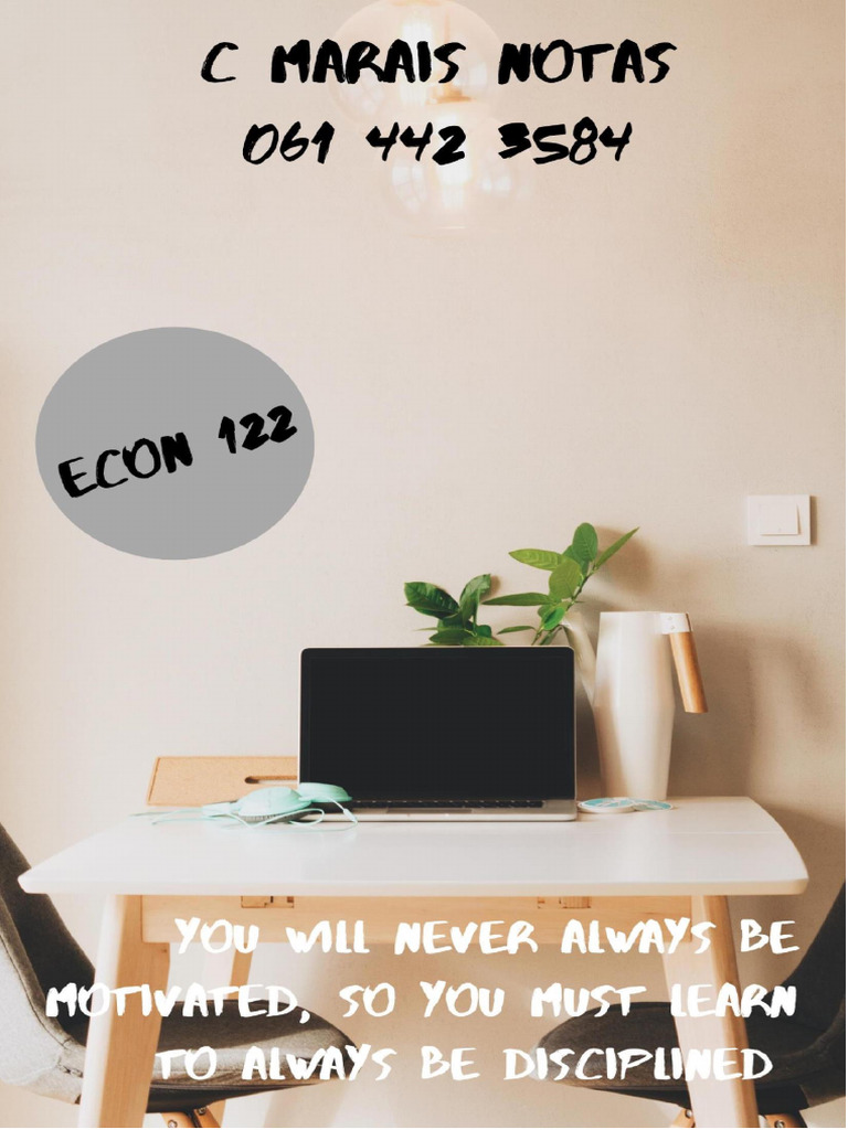 Econ 122 Notas | PDF