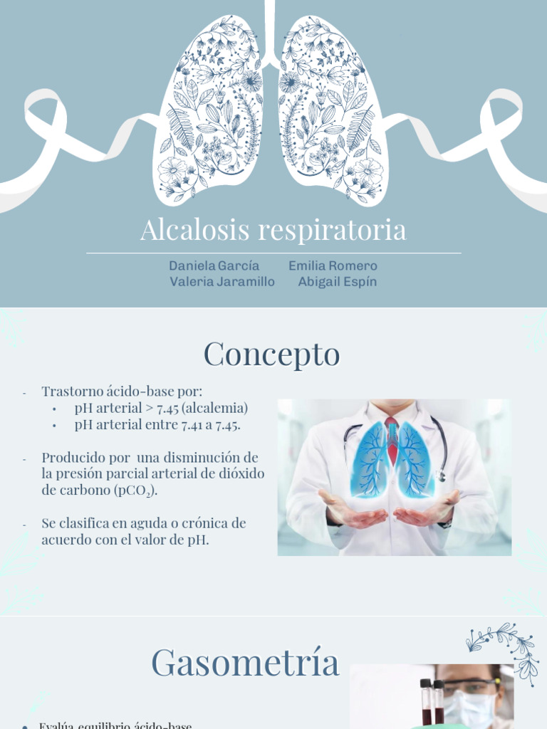 Alcalosis Respiratoria: Causas y Tratamiento | PDF | Fisiología ...