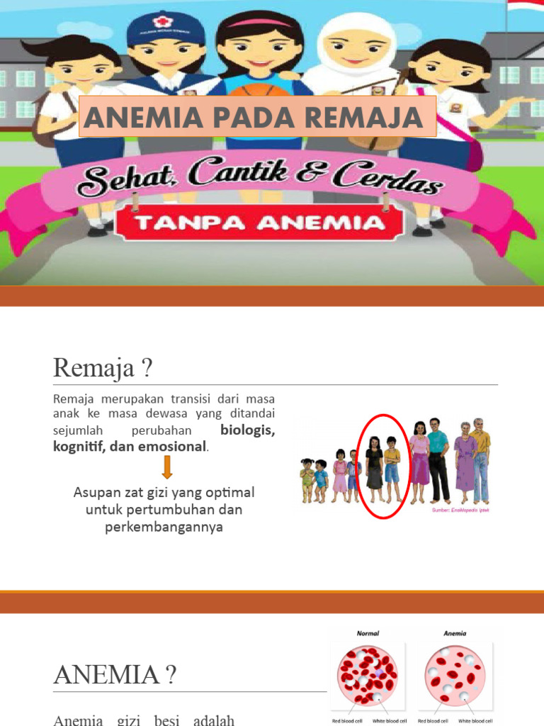 ANEMIA PADA REMAJA - PPTX | PDF | Pengembangan Diri | Gaya Hidup