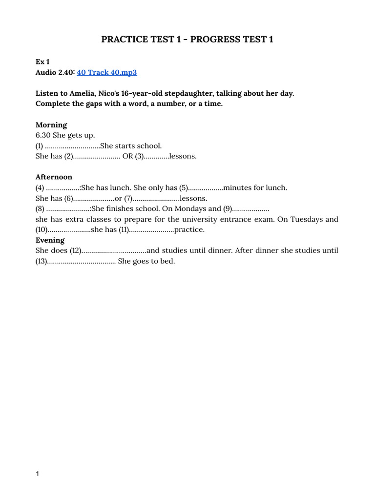 Listening Practice for Students | PDF | Interest | Interest Rates