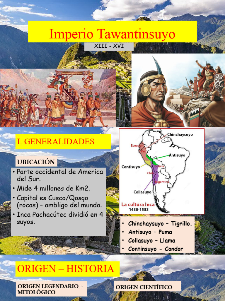 Imperio Tawantinsuyo | PDF | Imperio Inca | Perú