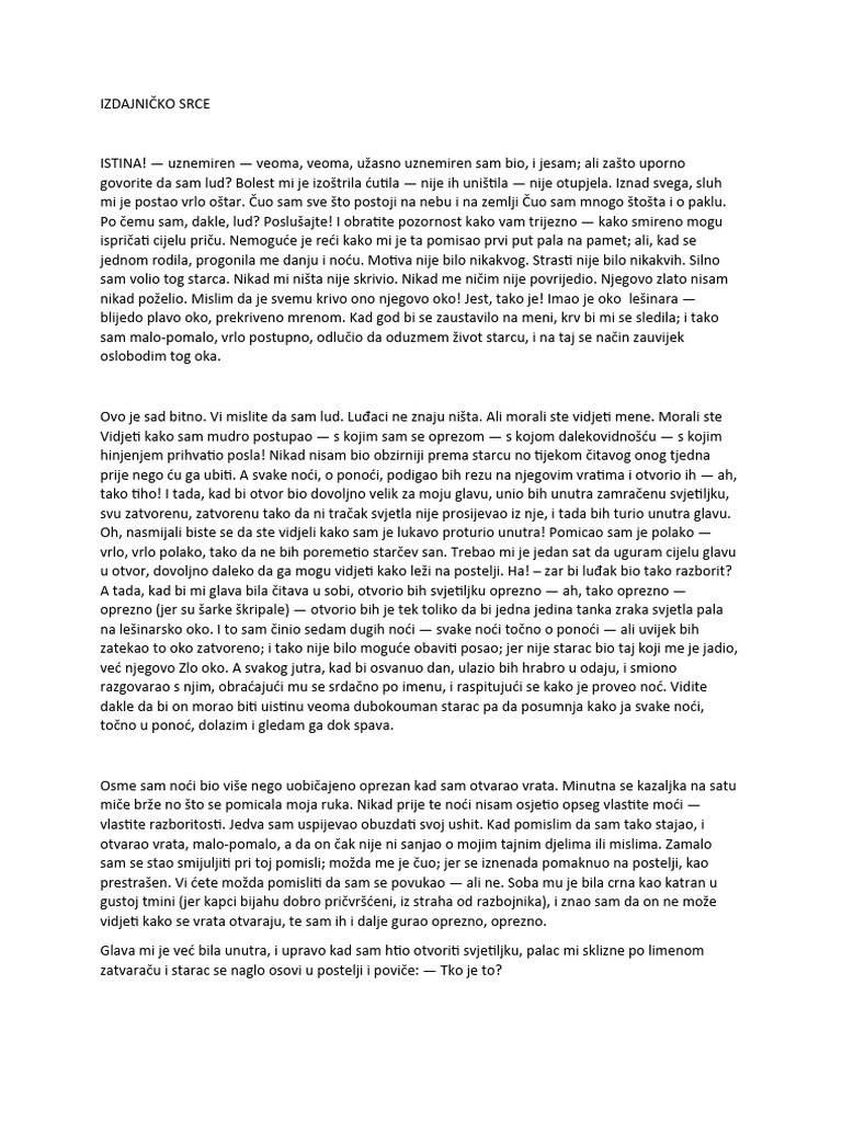 Izdajničko Srce | PDF