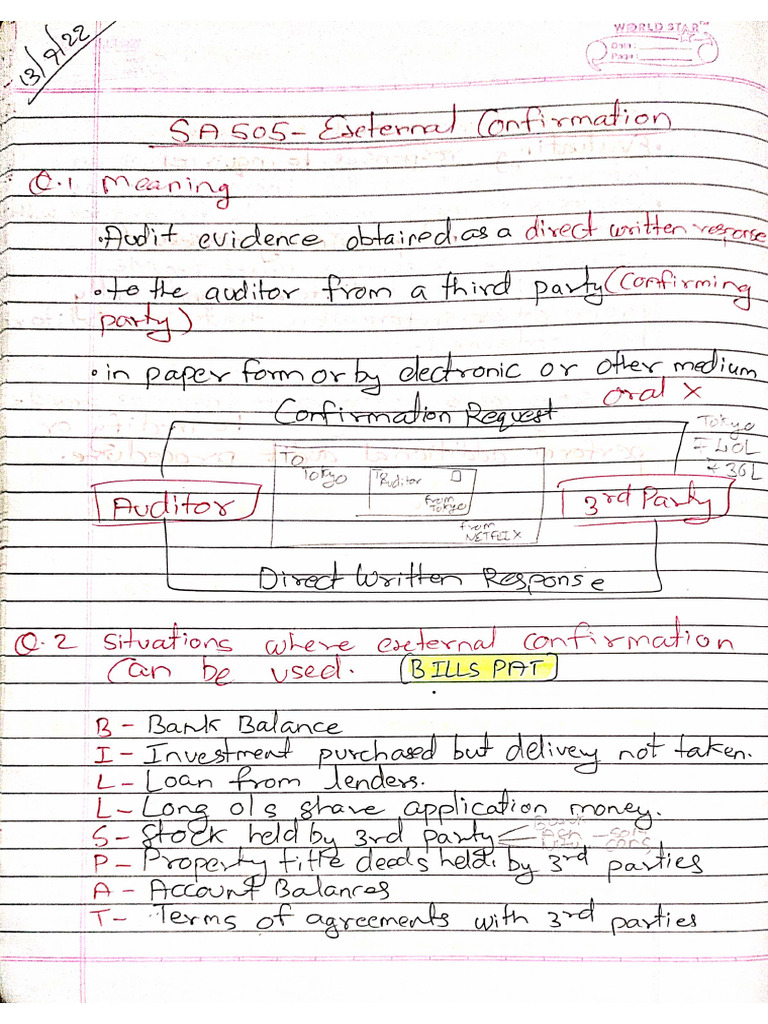 3.external Confirmation | PDF