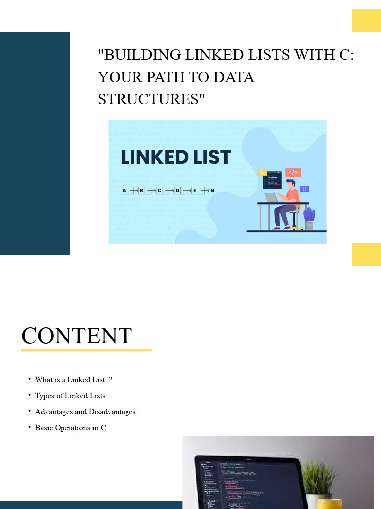 Building Linked Lists With C Your Path To Data Structures Pdf 6371