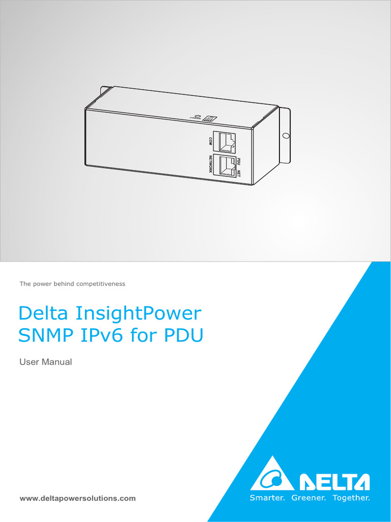 Manual InsightPower SNMP IPv6 For PDU en Us | PDF | Ip Address | I Pv6