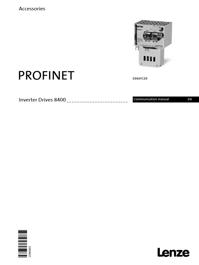 E84aycer Profinet Mci Module v3-0 en | PDF | Documentation | Network ...