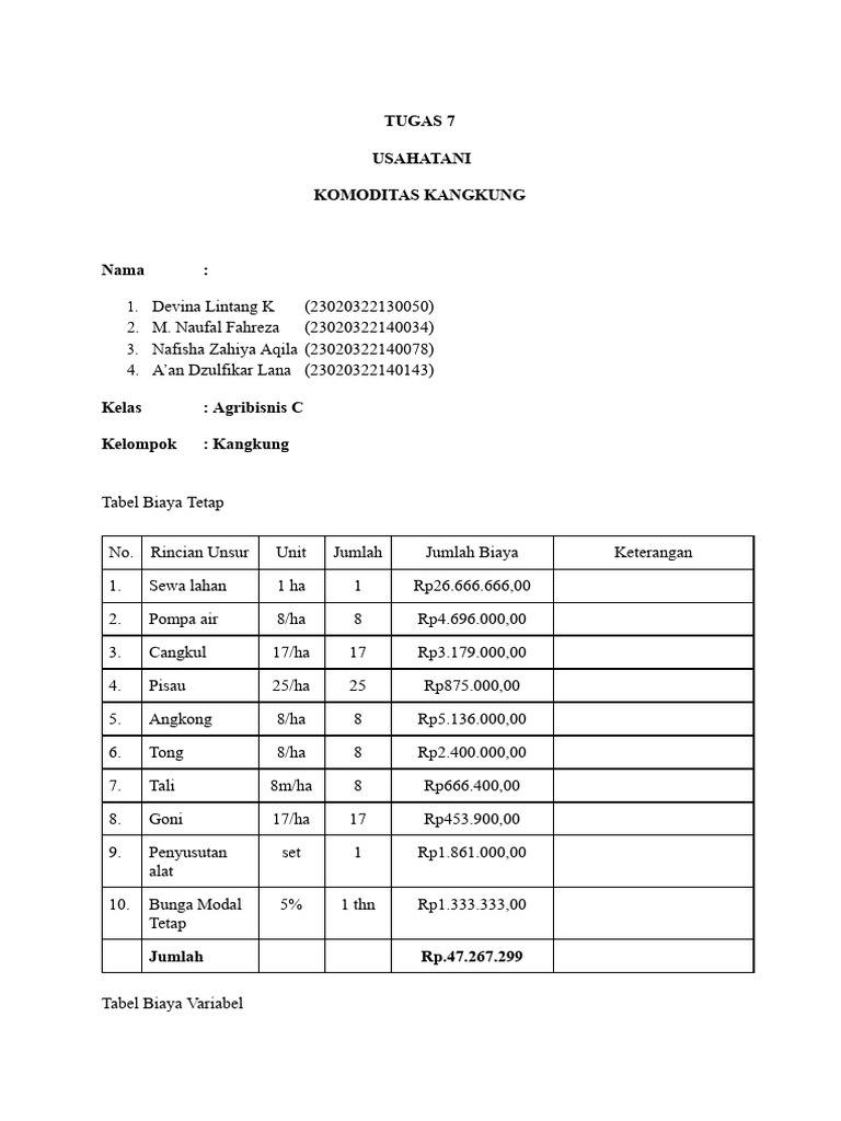 Tugas 7 UT Kangkung | PDF