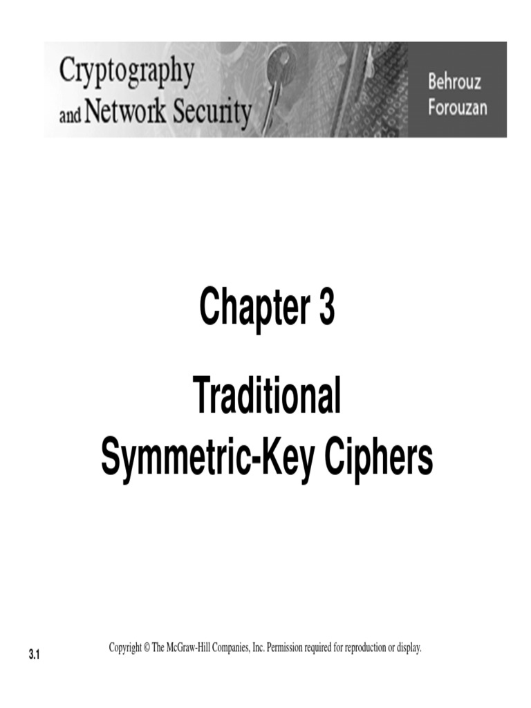 Me NSEC ch3 | PDF | Cipher | Cryptanalysis