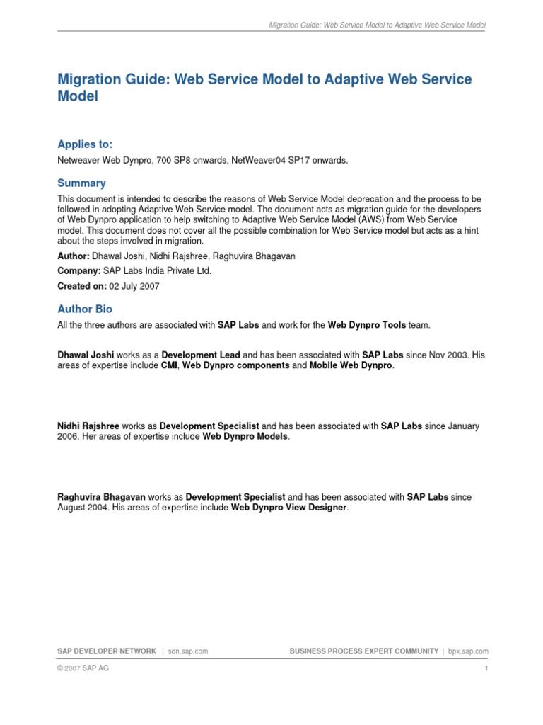 Web Service Model To Adaptive Web Service Model | PDF | Web Service | Xml