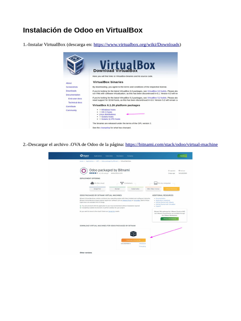 Instalar Odoo en VirtualBox fácilmente | PDF | Informática | Tecnología