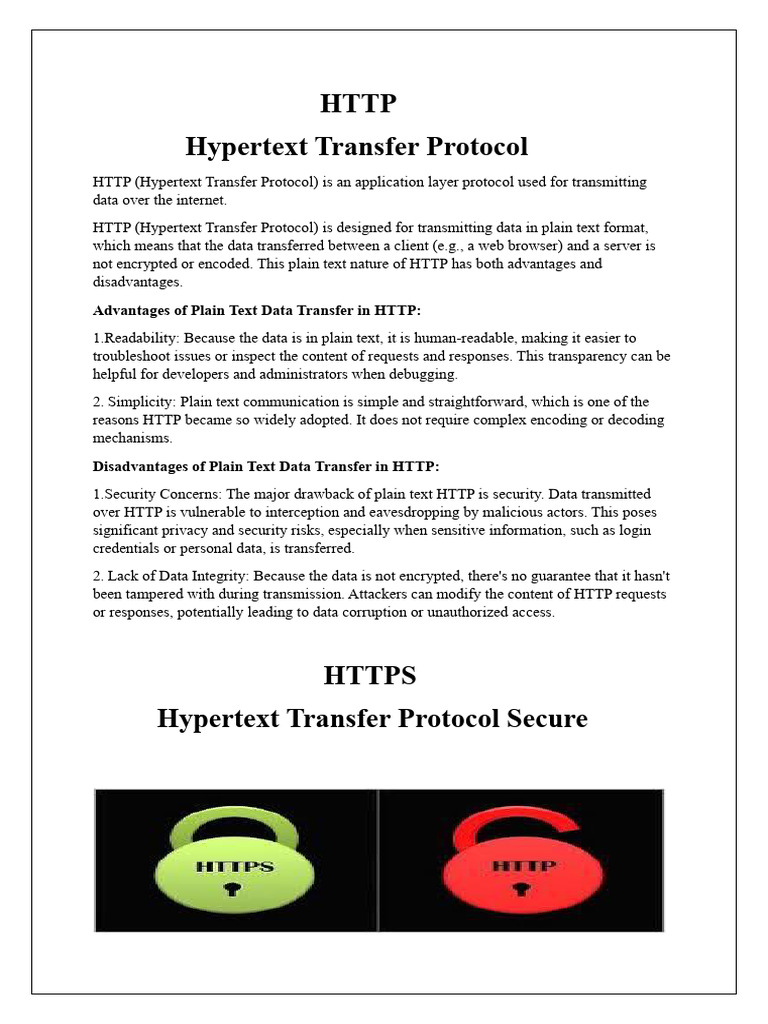 HTTP | PDF | Networking | Internet & Web