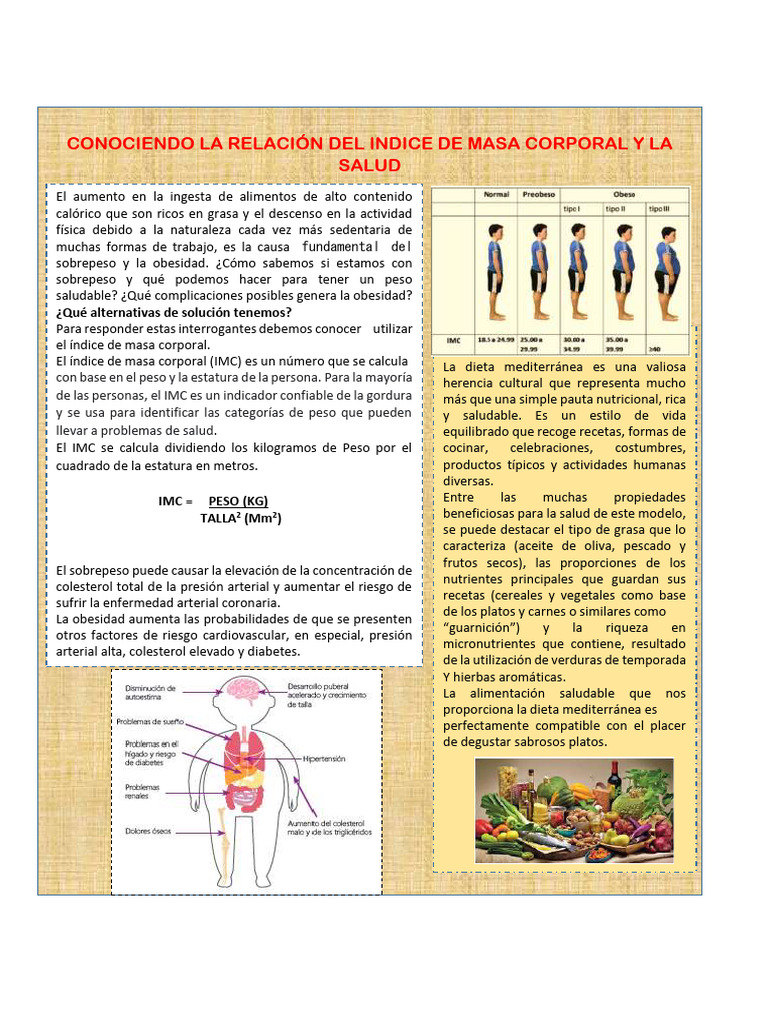Indice de Masa Corporal 4to | PDF | Obesidad | Cereales